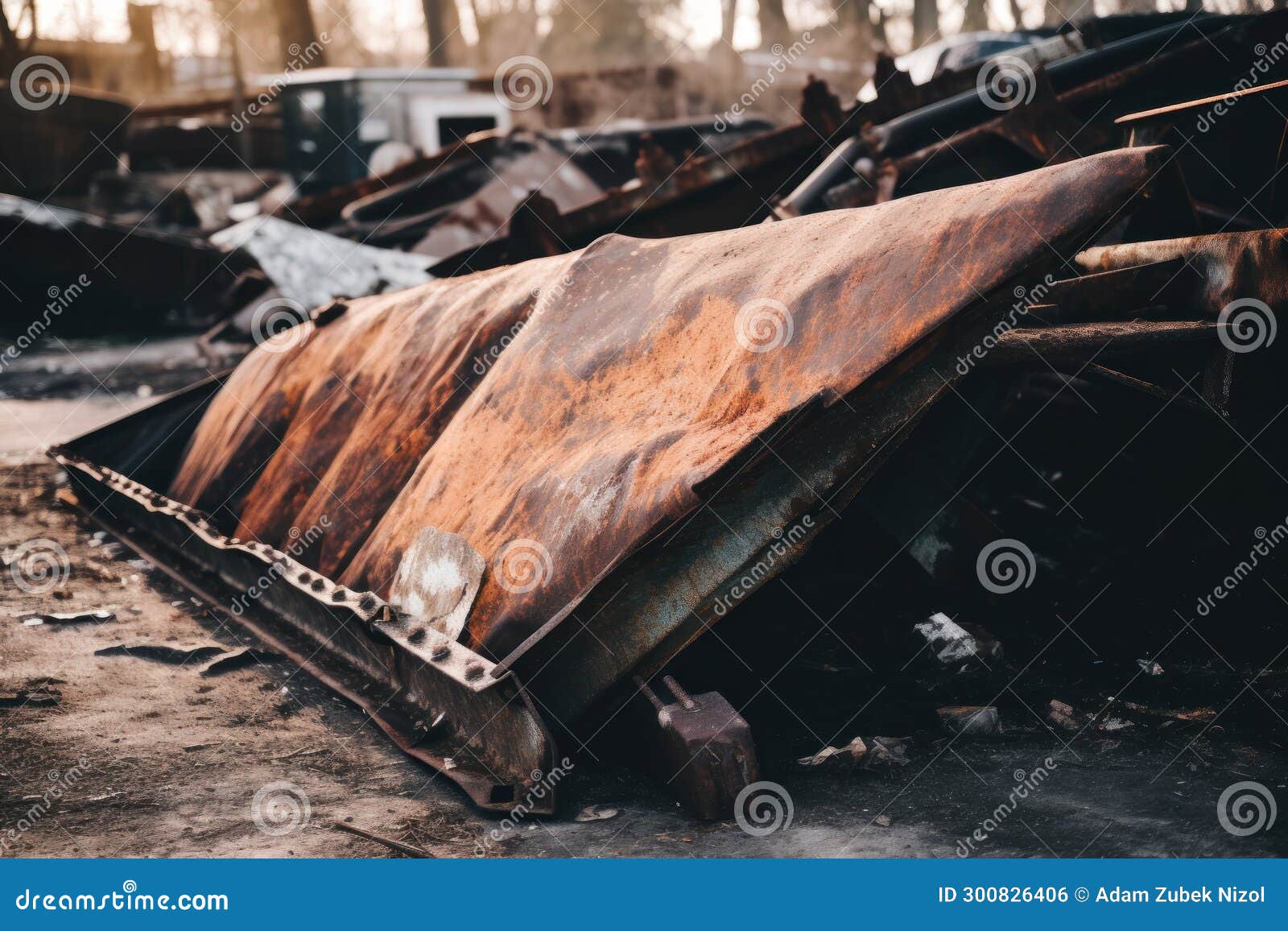 A Pile Of Rusted Gears Stock Image | CartoonDealer.com #302382853
