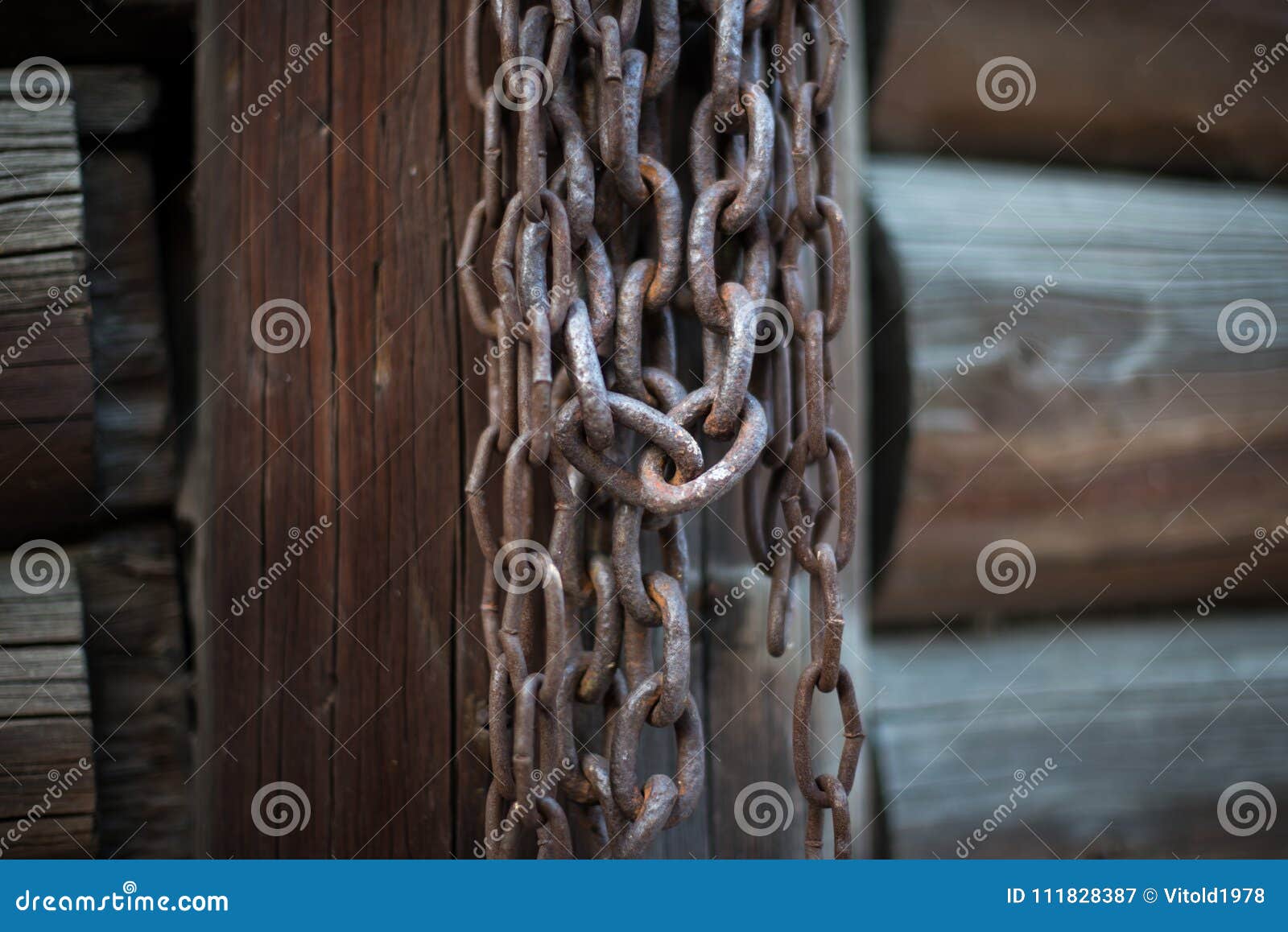Pile of Rusted Old Chains at a Boatyard. Stock Image - Image of boat ...