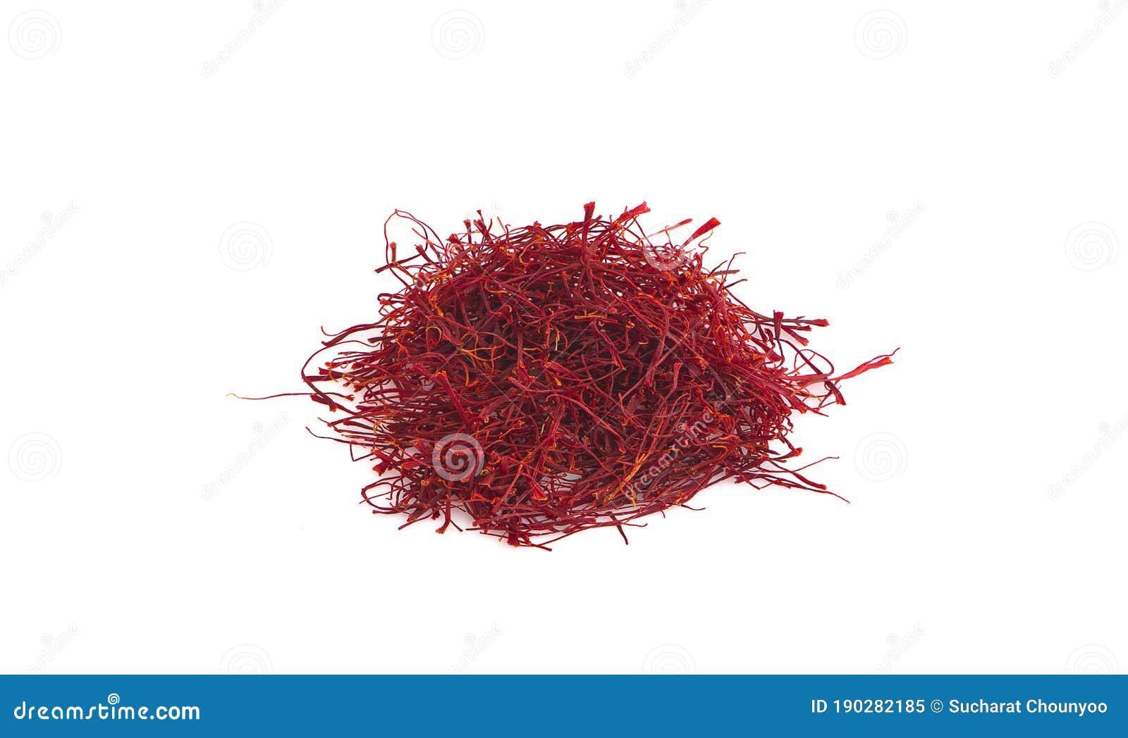 Pile of Saffron Threads an Isolated on White Background.clipping Path ...