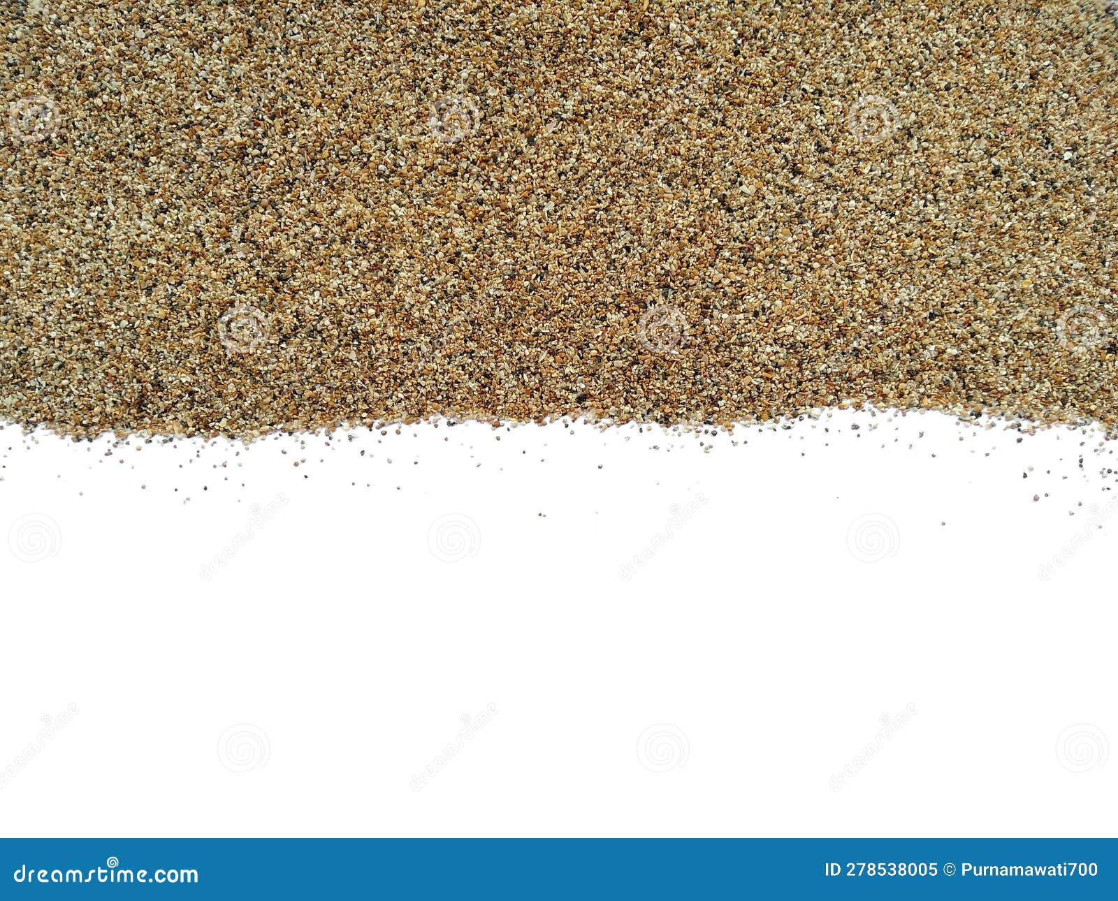 Pile Sand Beach Isolated on White Background. Sand Dune with Clipping ...
