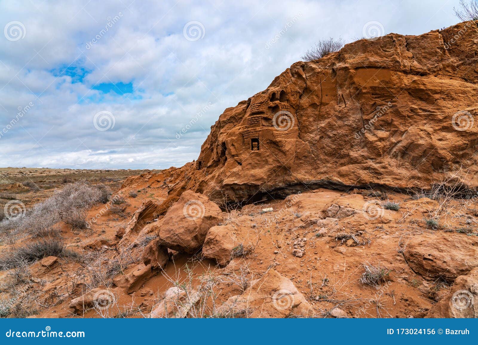 A pile of sand in a field stock photo. Image of clay - 173024156