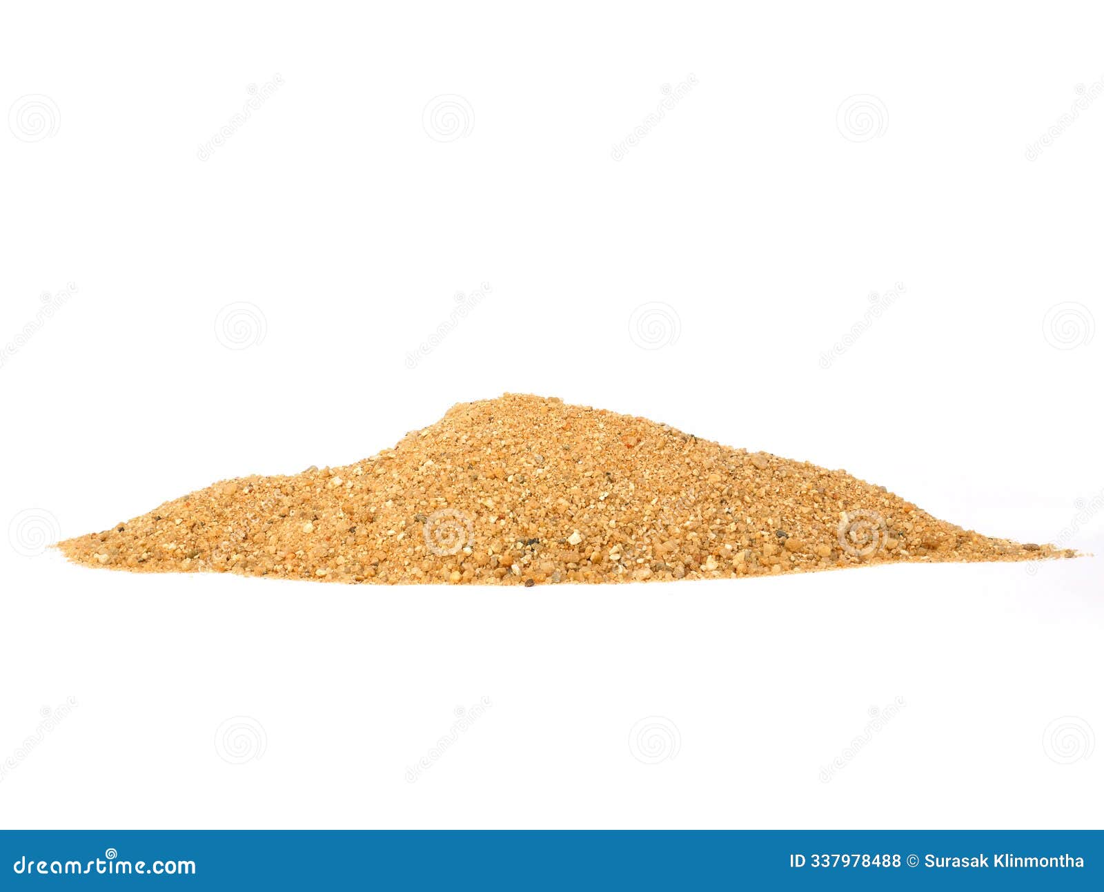 Pile of Sand Isolated on White Background Stock Photo - Image of desert ...