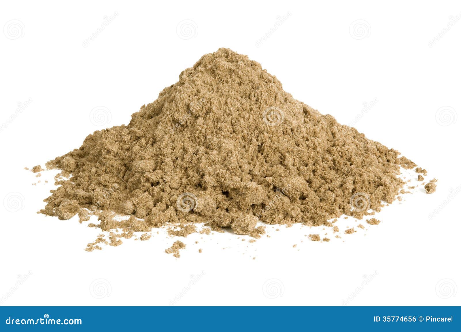 Pile of sand stock photo. Image of cone, caribbean, beach - 35774656