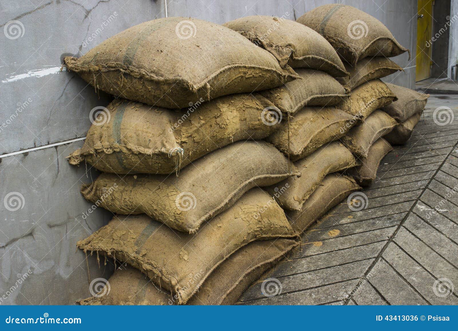 Pile Of Sack In Warehouse. Background And Texture Of Sack Stack Royalty ...