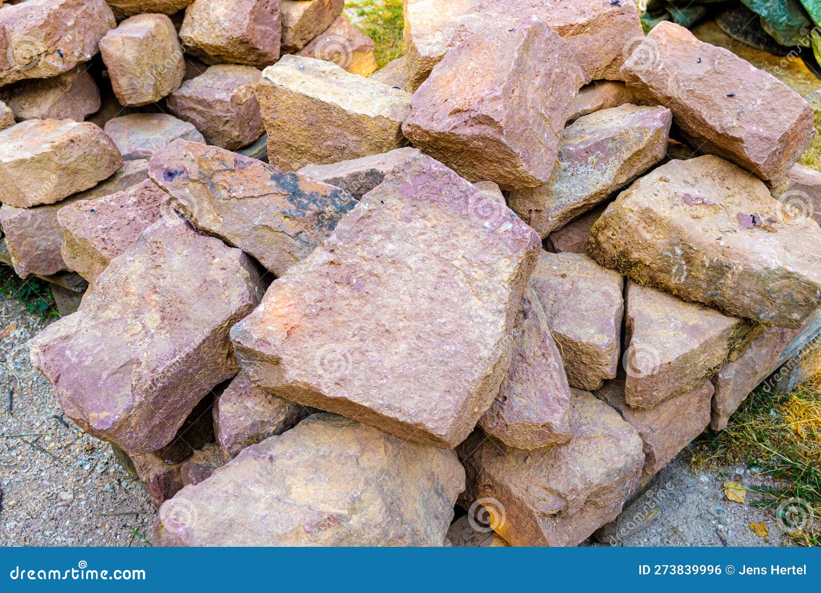 Pile of Sandstones stock photo. Image of texture, rough - 273839996