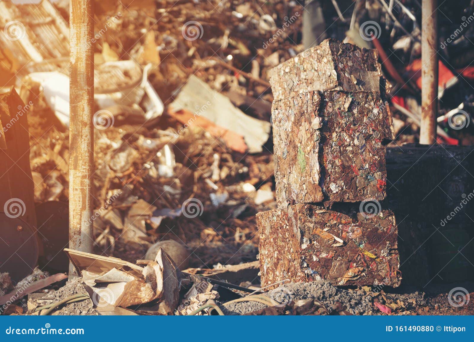 Pile of Scrap Metal for Recycled Stock Photo - Image of metal, junkyard ...
