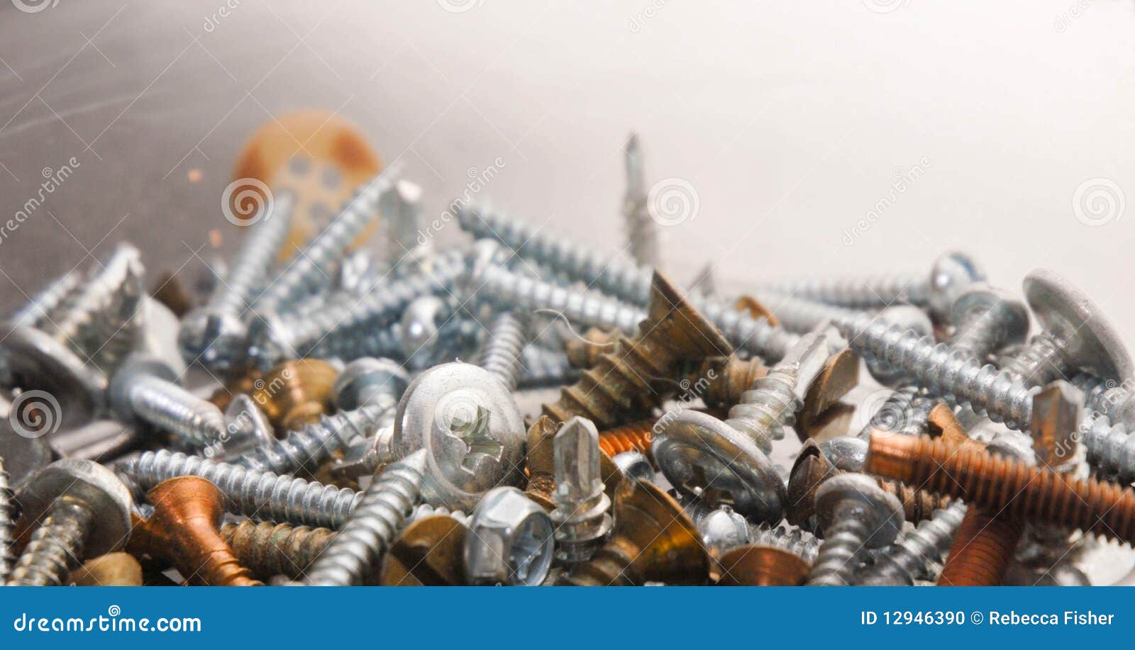 Pile of Screws stock photo. Image of screws, attach, engineering - 12946390