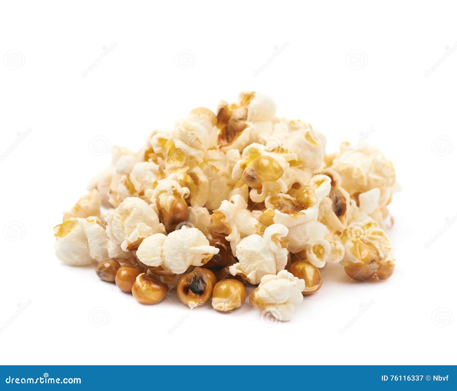 Pile of Semi-cooked Popcorn Kernels Stock Image - Image of fluffy ...