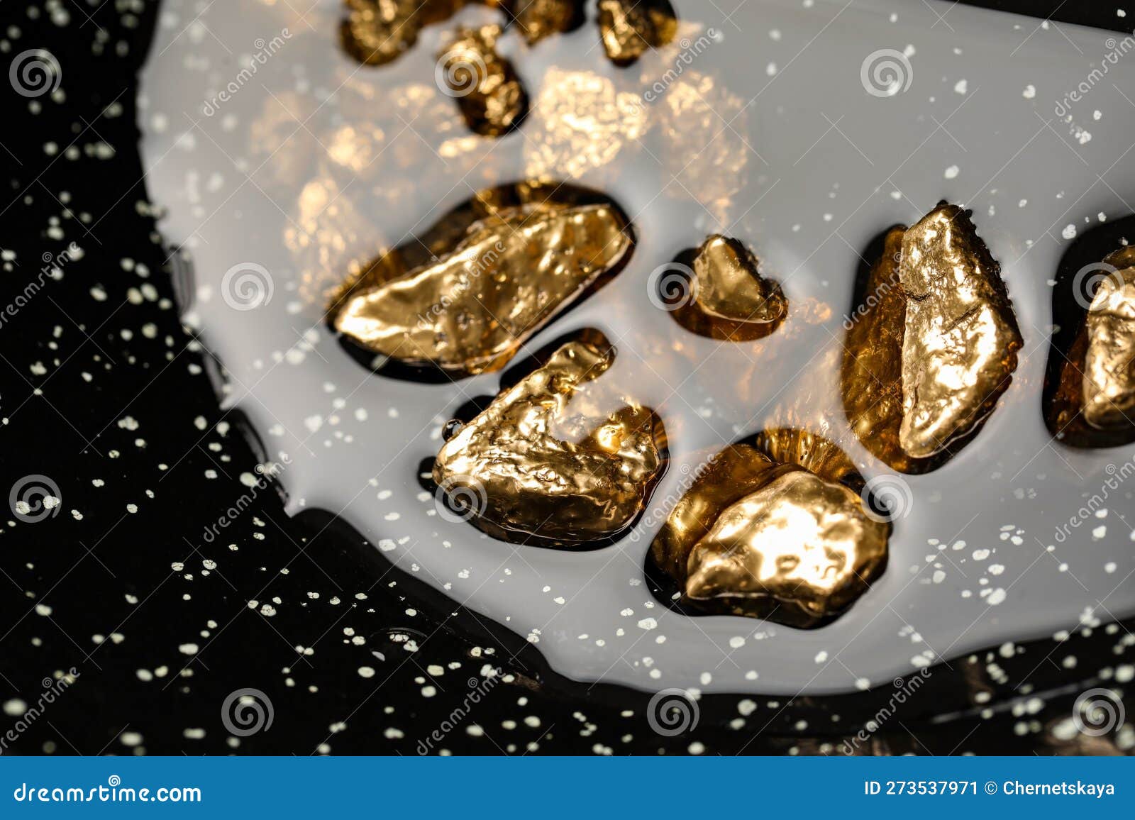 Pile of Shiny Gold Nuggets in Water, Closeup View Stock Image - Image ... Pile of Shiny Gold Nuggets in Water, Closeup View Stock Image - Image ...