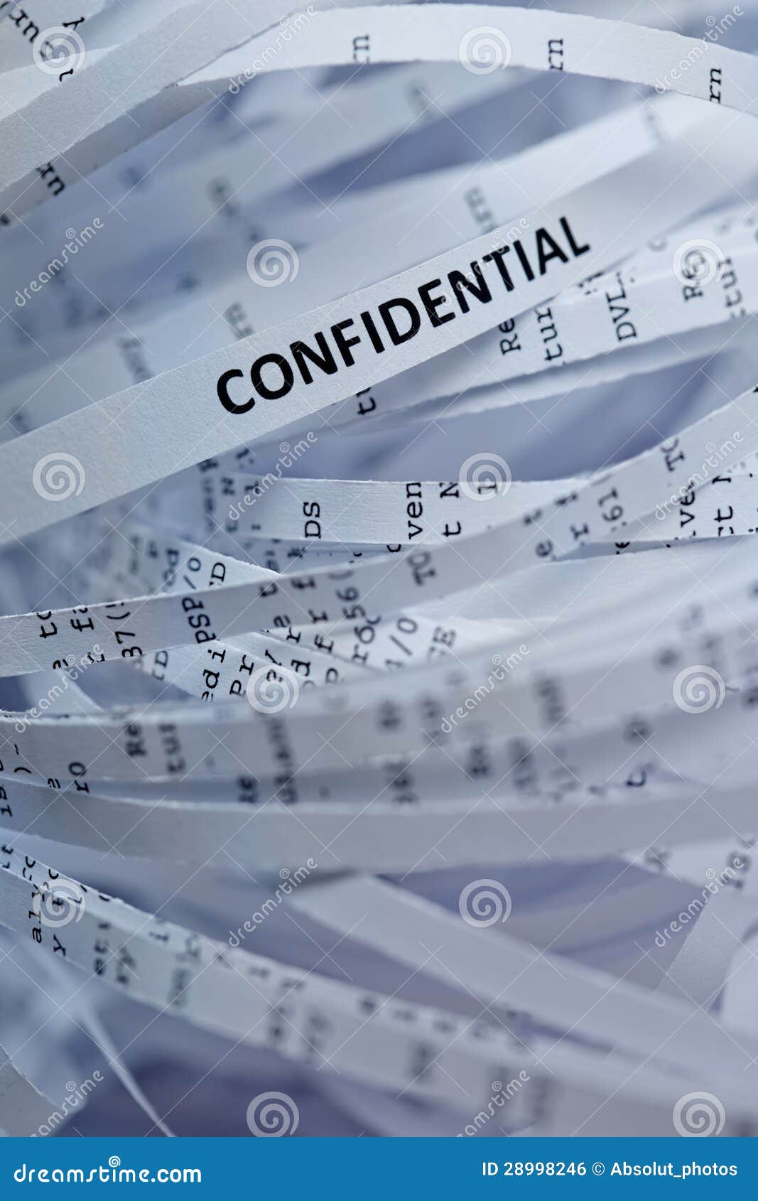 Pile of Shredded Paper - Confidential Stock Photo - Image of life ...