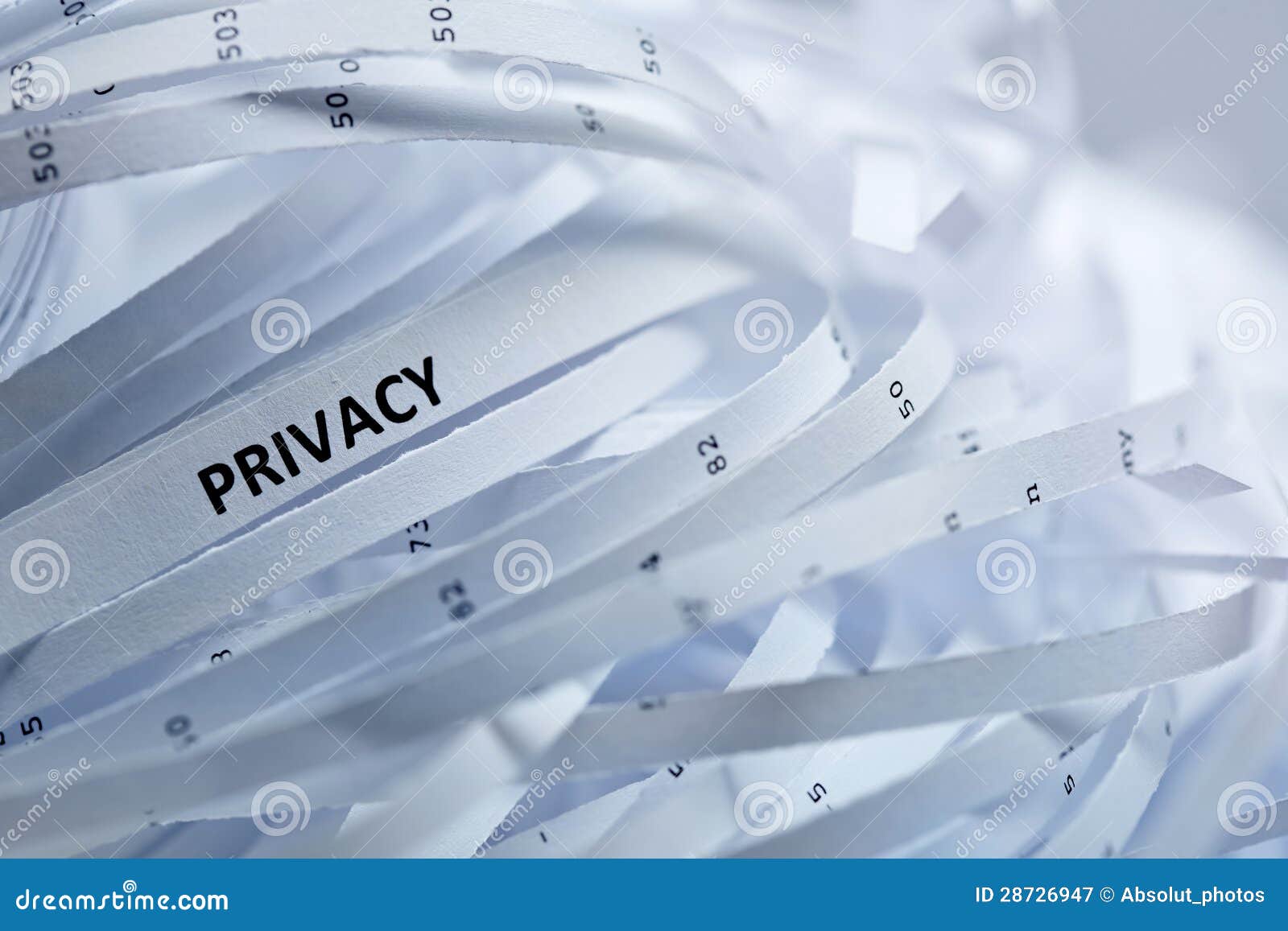 Pile of Shredded Paper - Privacy Stock Image - Image of paper, shredded ...