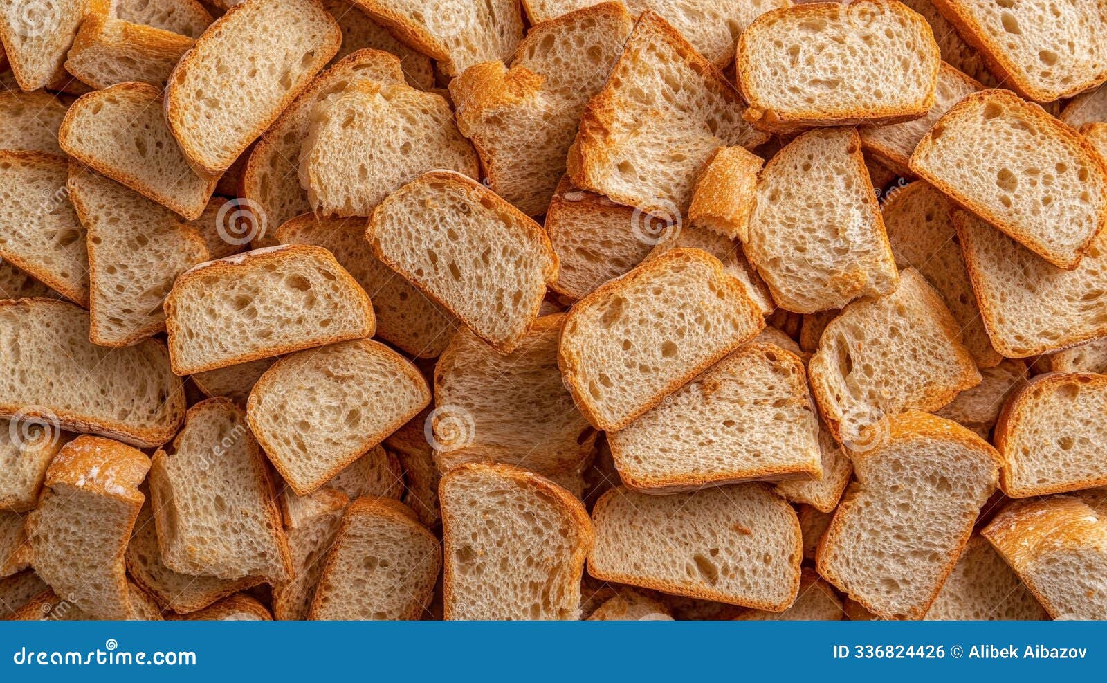 Pile of Sliced White Bread - Fresh, Rustic Textured Loaves for Bakery ...