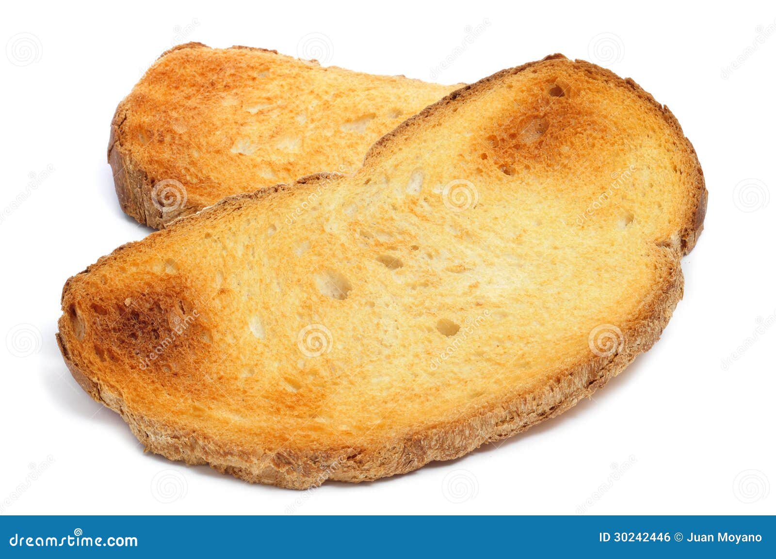 Slices of toasted bread stock photo. Image of crusty - 30242446
