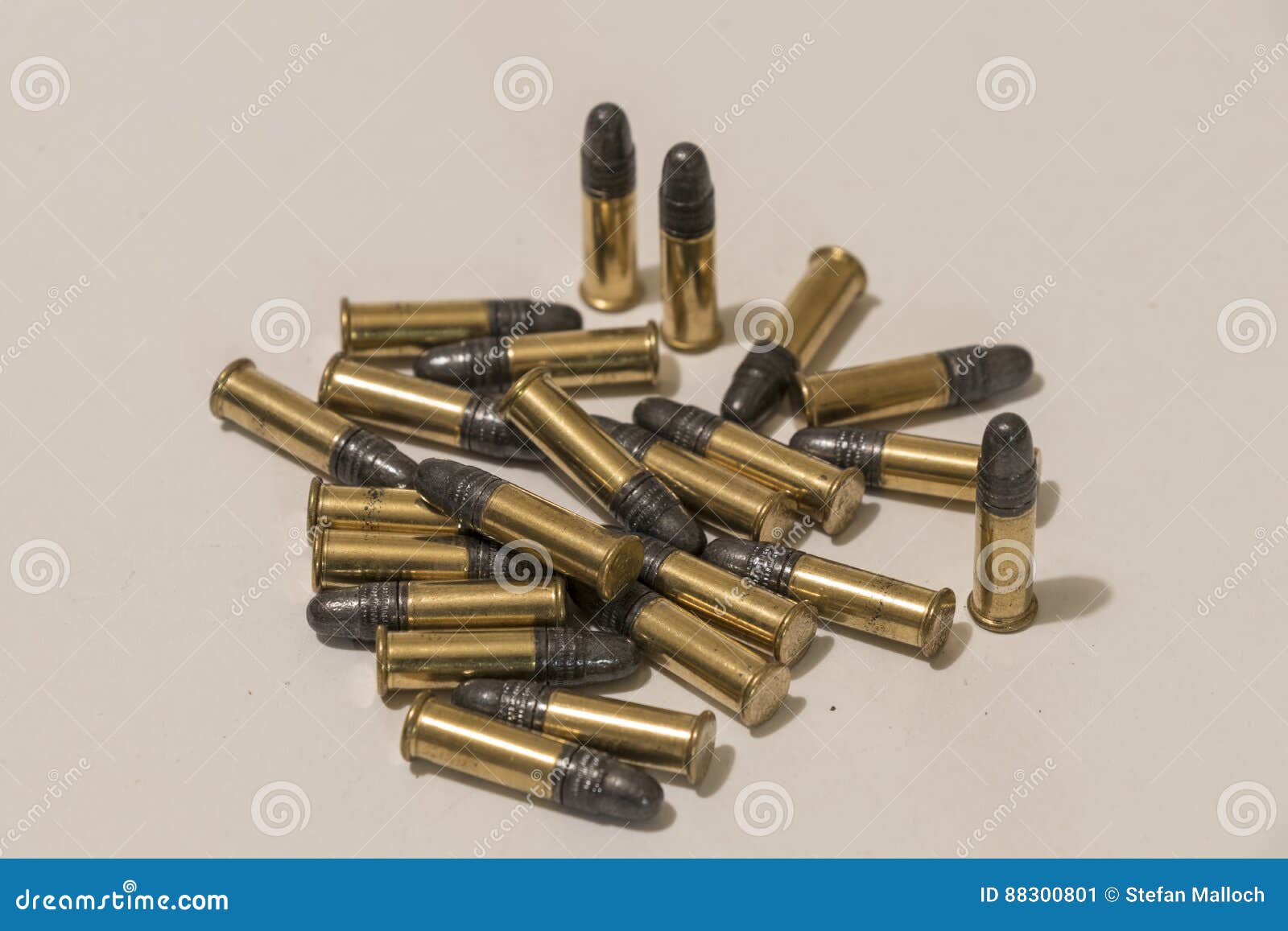 Pile of small ammo stock image. Image of crime, isolated - 88300801