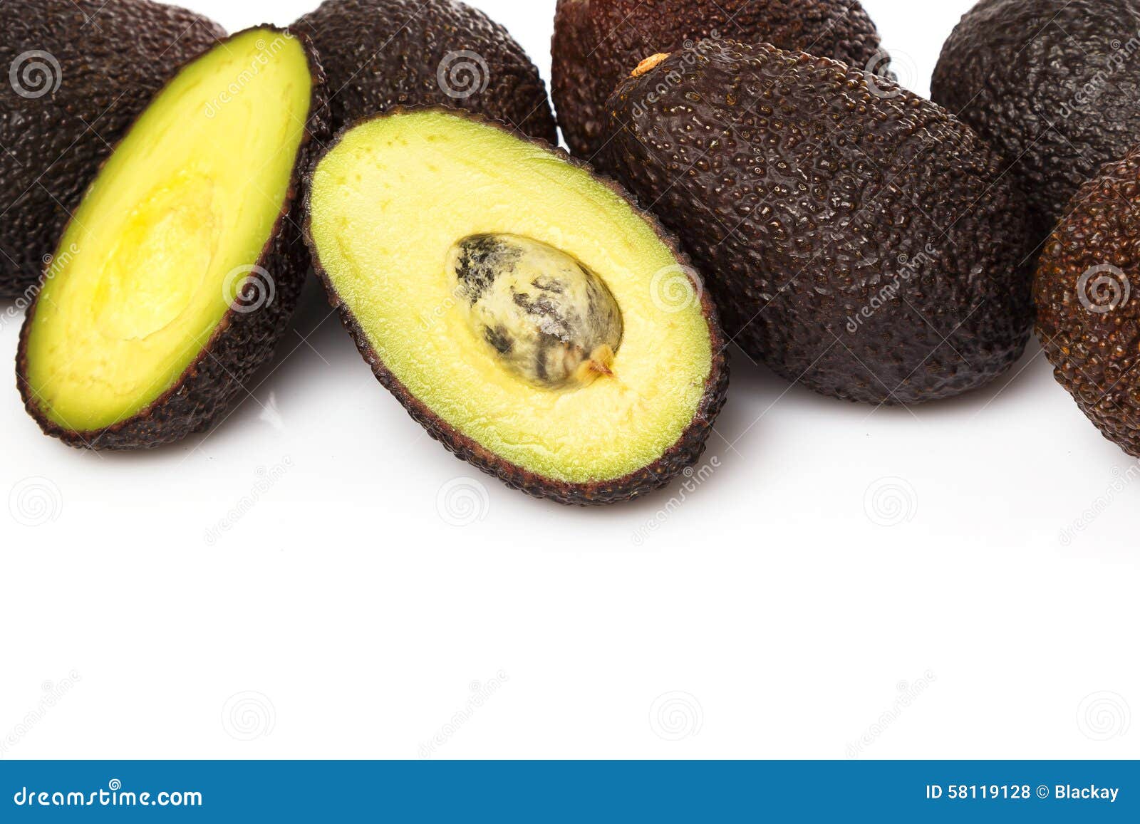 Pile of small avocados stock photo. Image of ingredient - 58119128