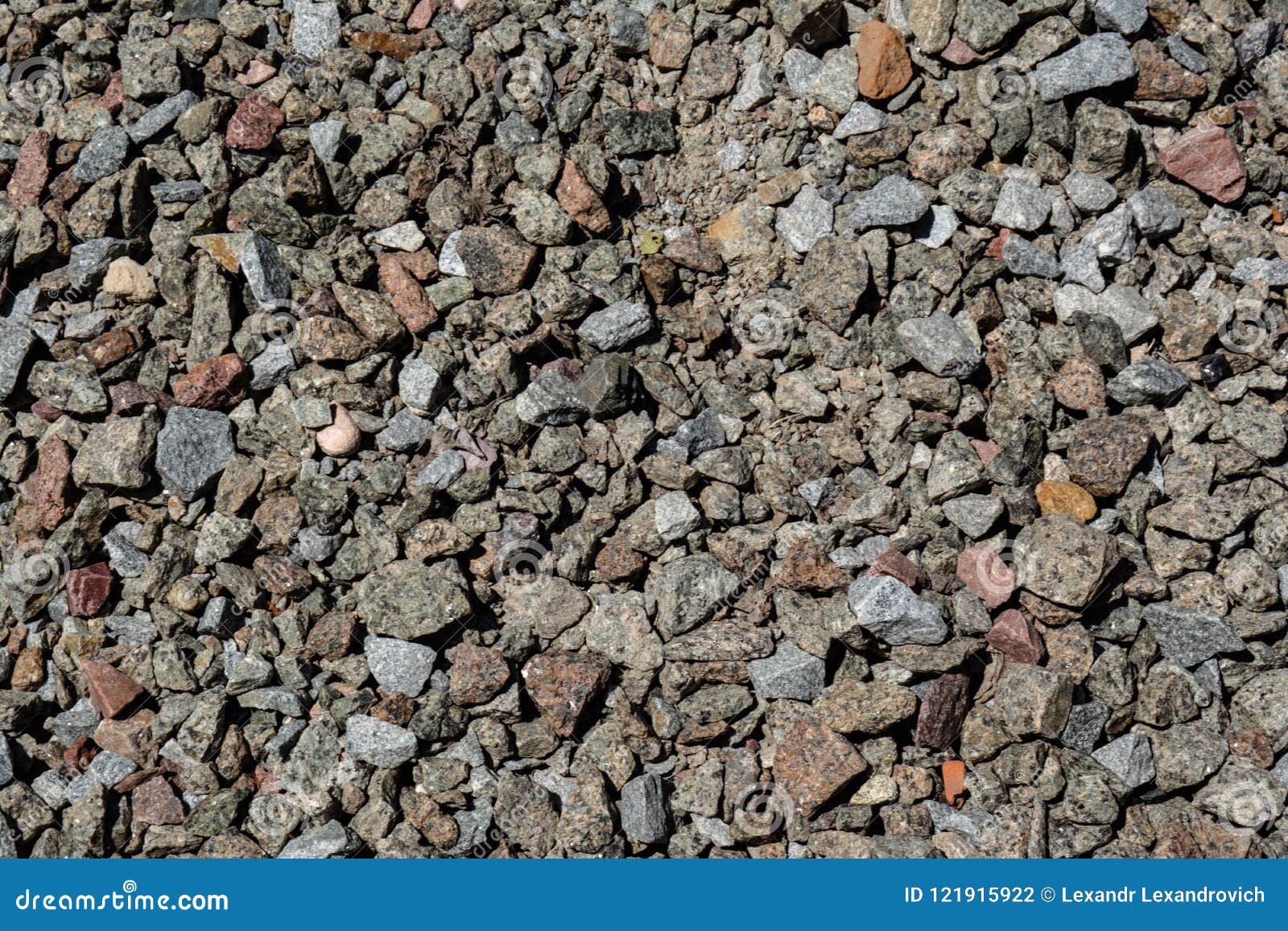 Pile of a Small Crushed Stones Background Stock Photo - Image of ...