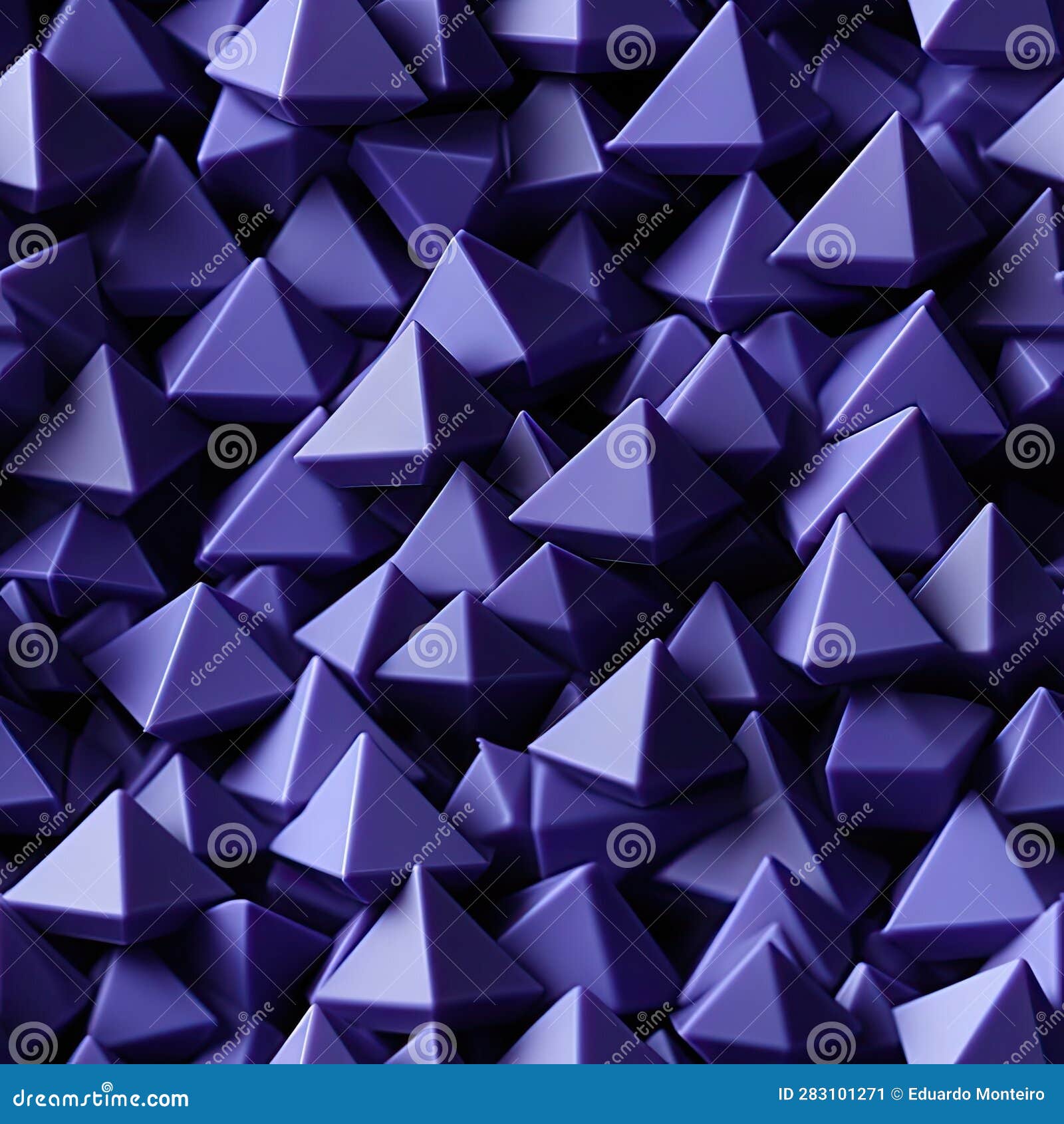 Pile of Small Purple Triangles with Hidden Details (tiled) Stock ...