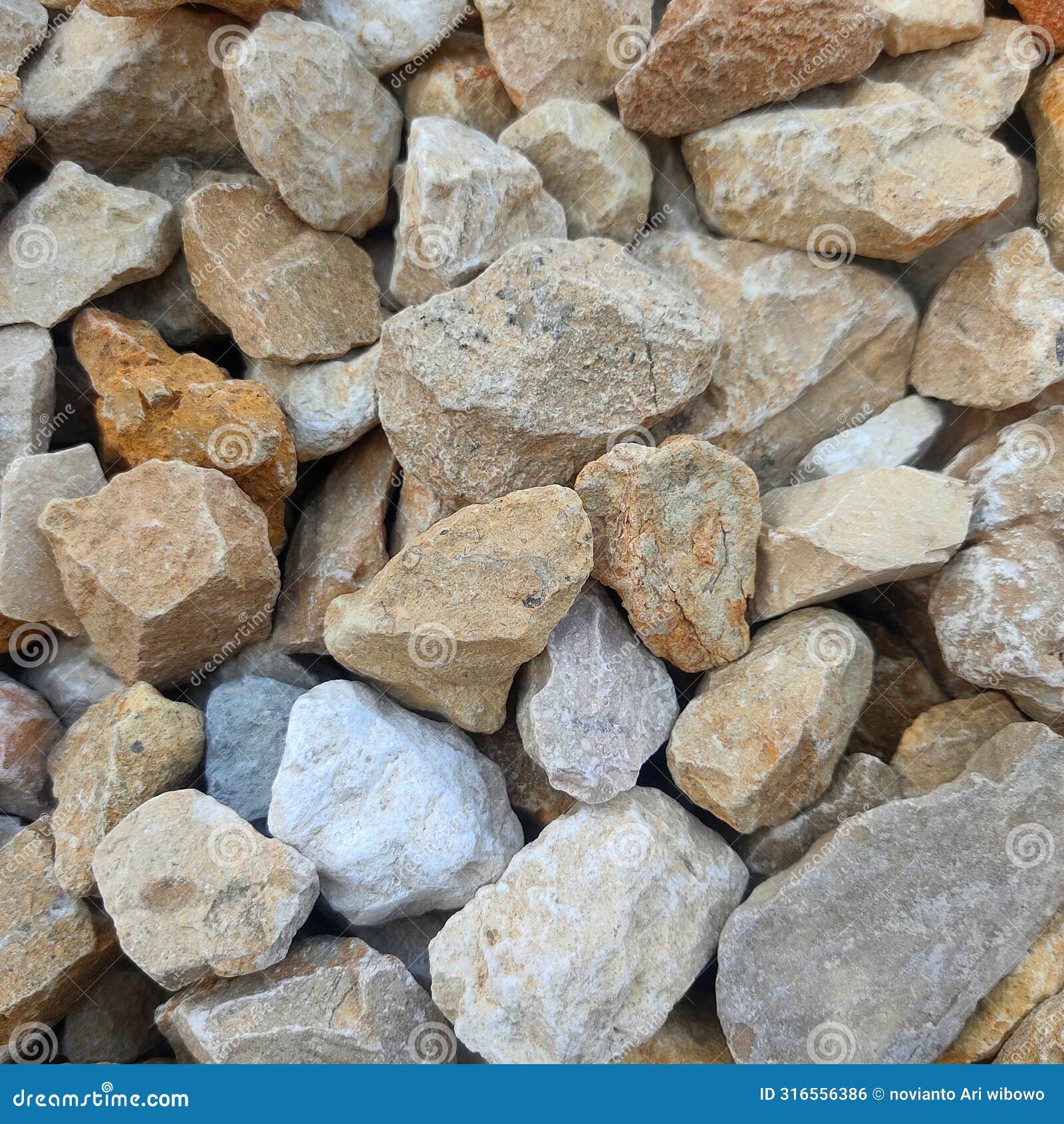 Pile of Small Rocks in the Yard Stock Photo - Image of pile, small ...