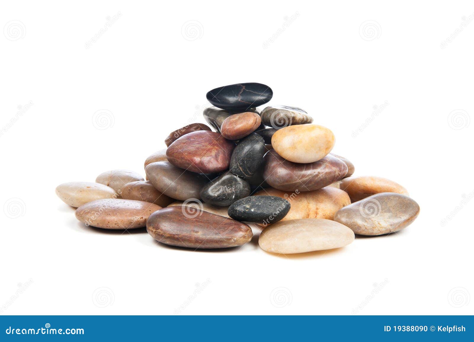 Pile of smooth stones stock photo. Image of color, river - 19388090