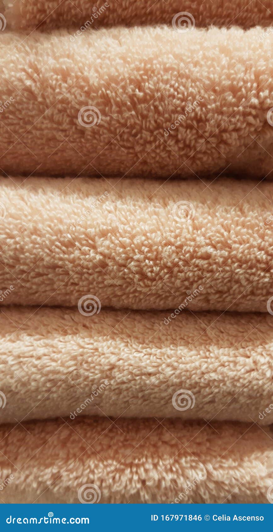 Folded Towel Stack SPA Texture Background Stock Photo - Image of cotton ...