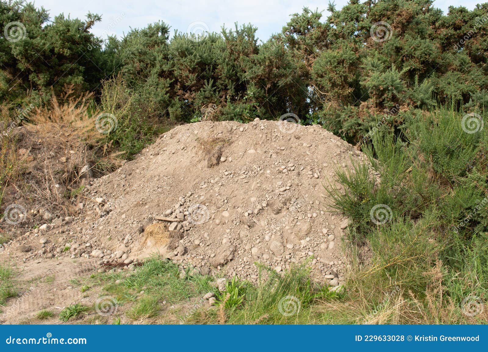 Pile Of Soil And Dollar Bill Royalty-Free Stock Image | CartoonDealer ...