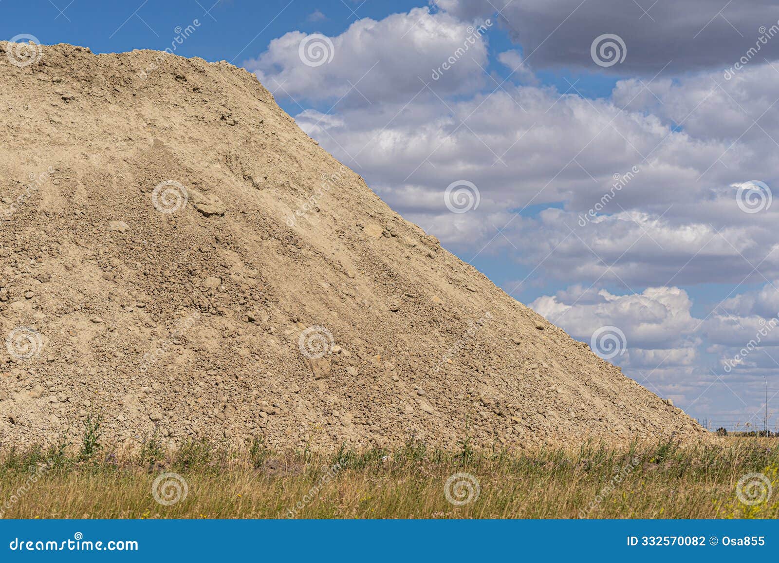 Pile of Soil Earth at a Construction Building Site Stock Photo - Image ...