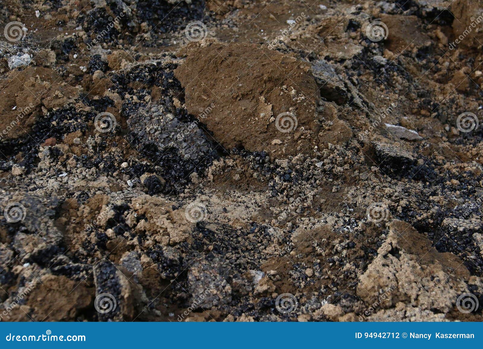 Pile of Soil, Earth and Rocks Stock Photo - Image of container ...