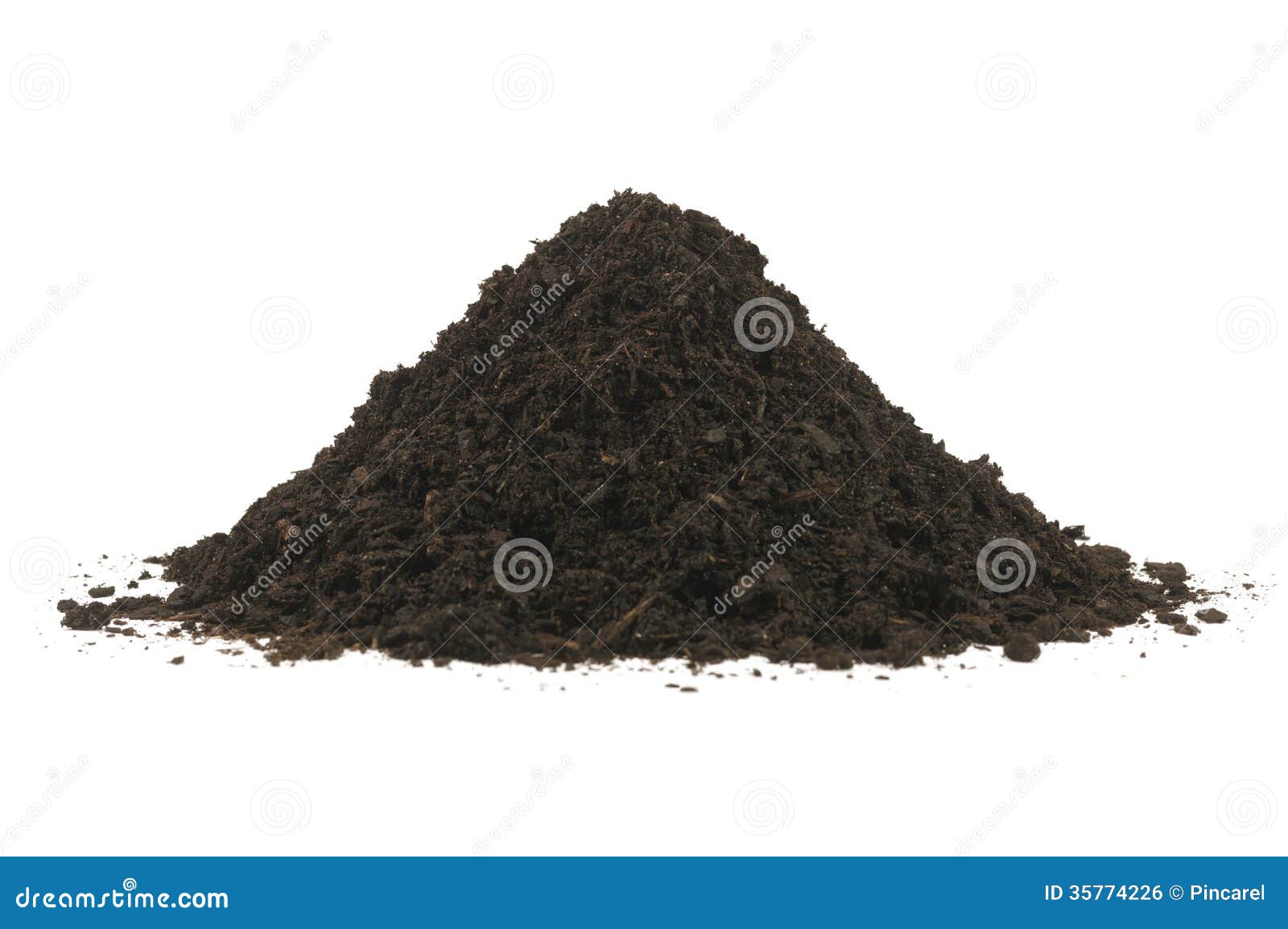 Pile of soil humus stock photo. Image of brown, black - 35774226