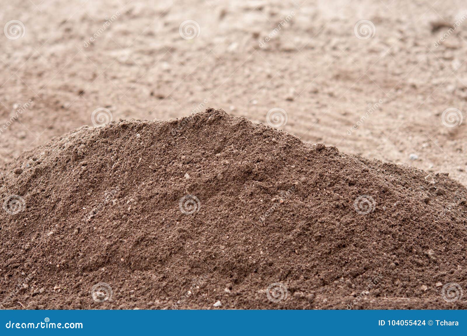Pile of soil stock photo. Image of earth, growing, conservation - 104055424