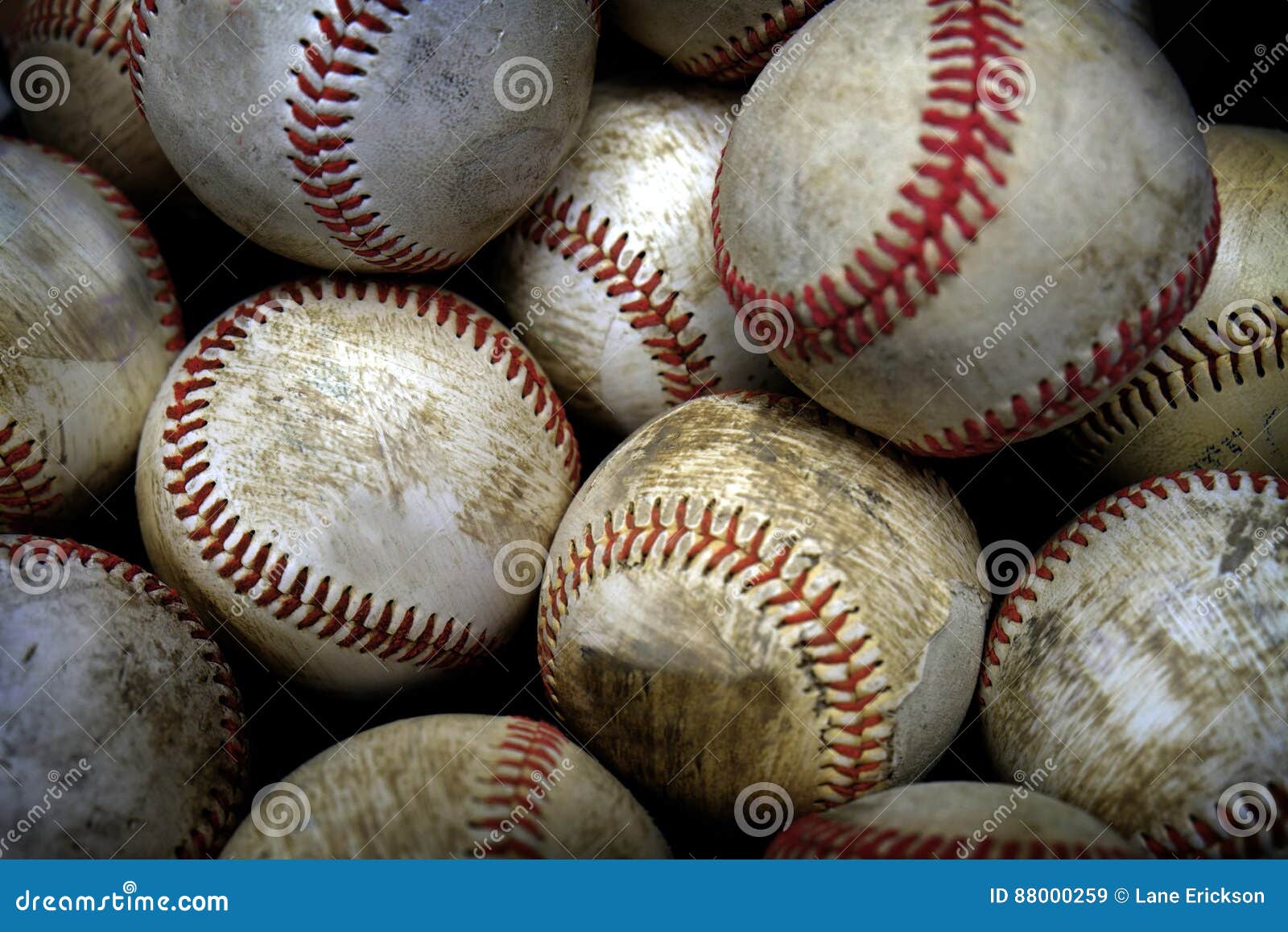 Pile or Stack of Baseballs for Playing Games Stock Image - Image of ...