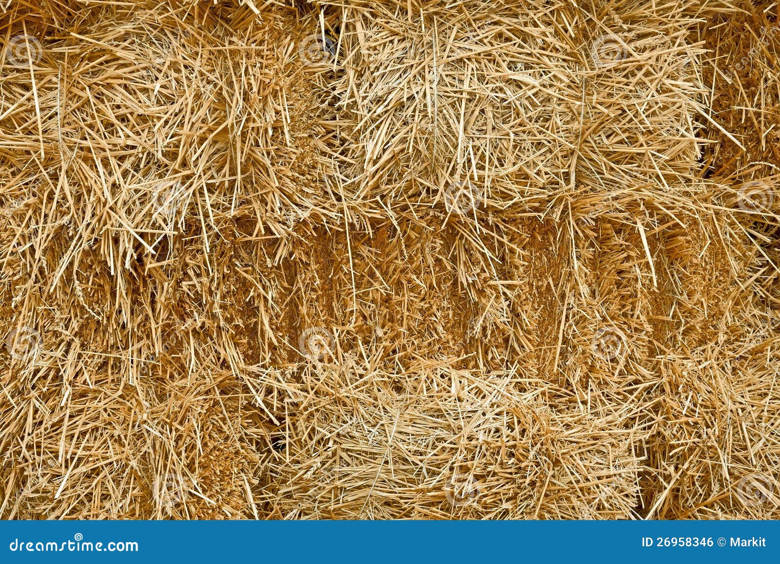 Pile of Stacked Straw Bales Stock Photo - Image of closeup, crop: 26958346