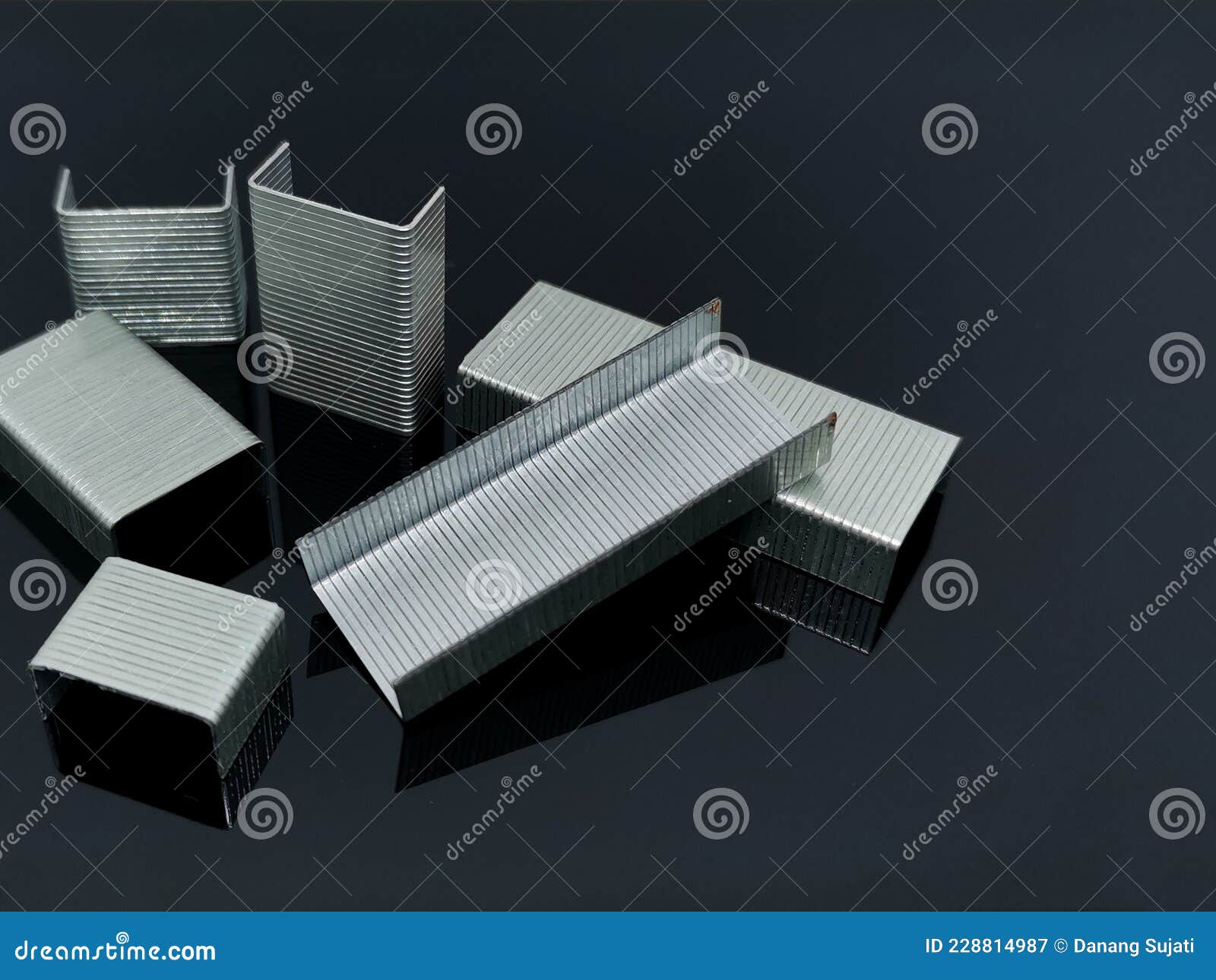 Pile of Staples stock image. Image of copy, copyspace - 228814987