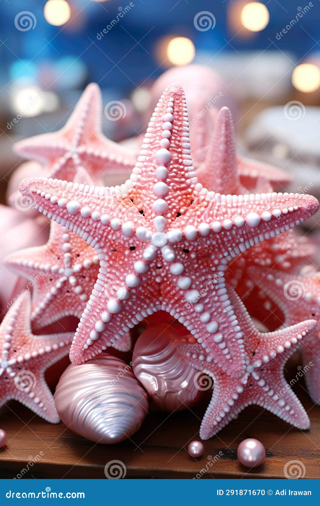 A Pile of Starfish with Pink Color Stock Illustration - Illustration of ...