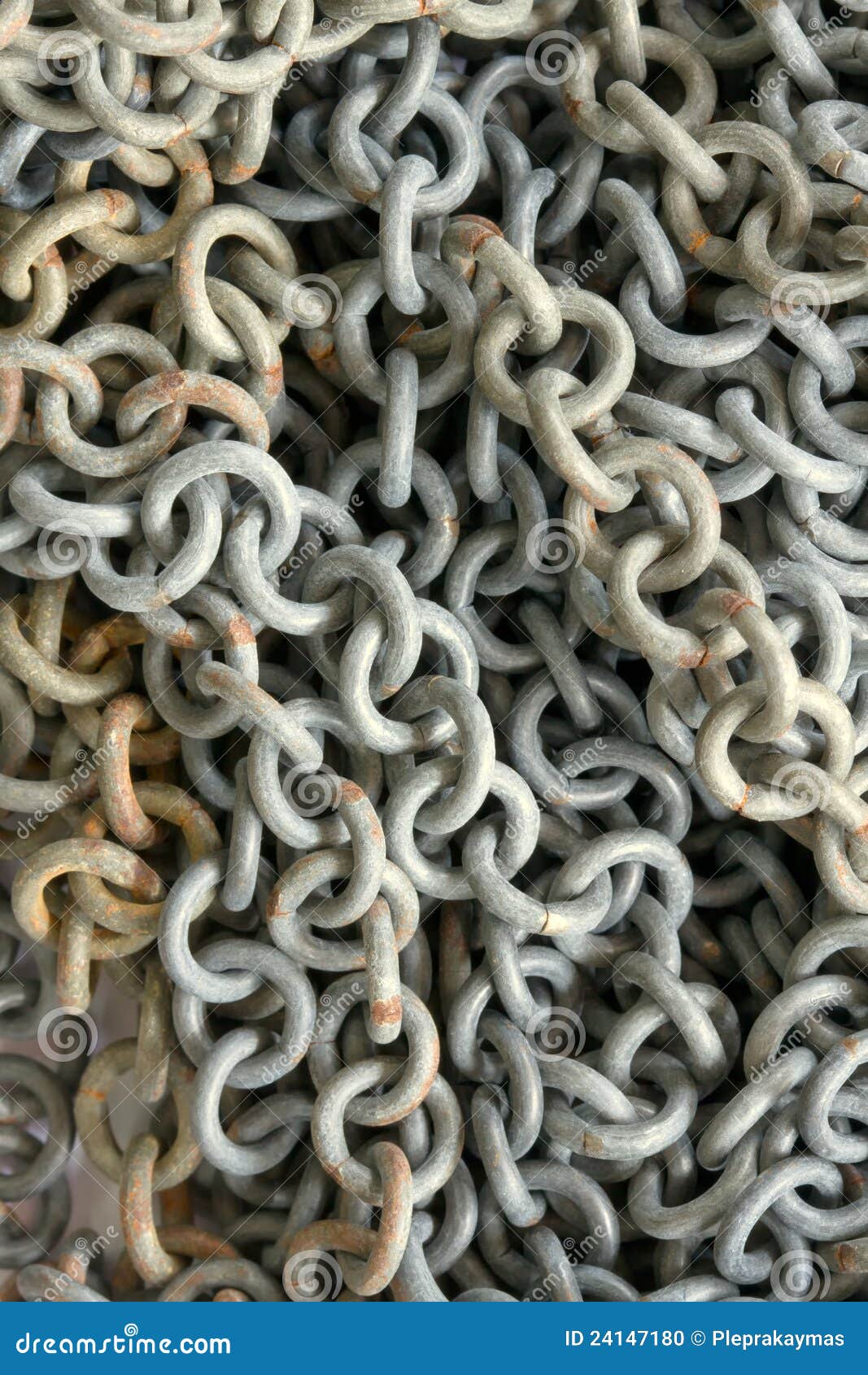 Pile of steel chain stock photo. Image of object, metallic - 24147180