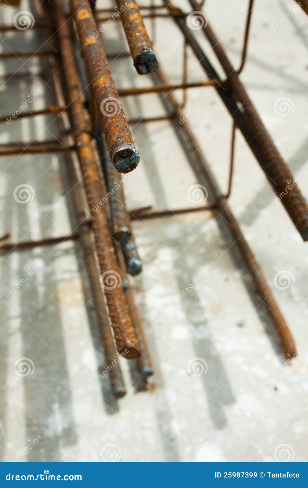 Pile of Steel Rods for Construction Stock Image - Image of stack ...