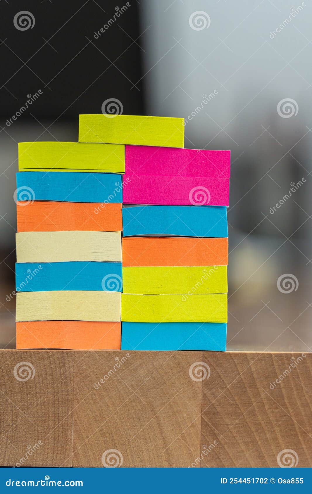Pile of Sticky Notes on Office Table at Work Stock Photo - Image of ... Pile of Sticky Notes on Office Table at Work Stock Photo - Image of ...