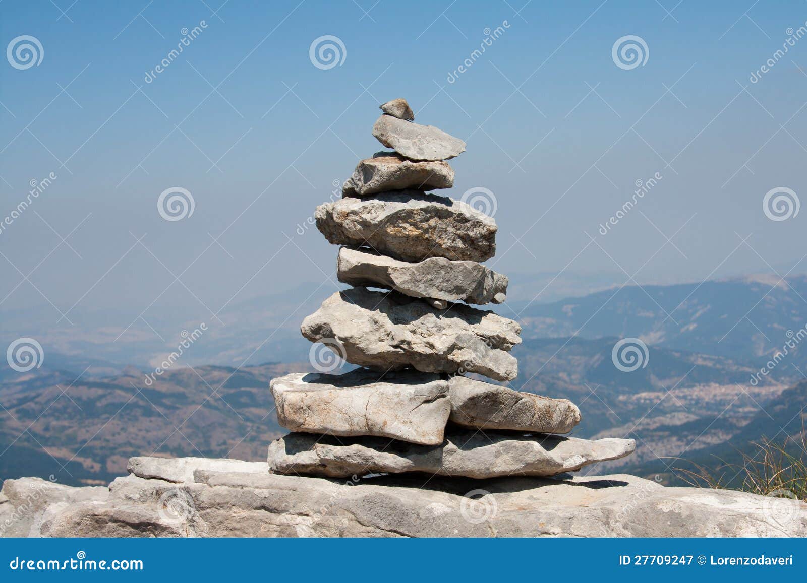 Pile of stones stock image. Image of trail, horizon, rock - 27709247