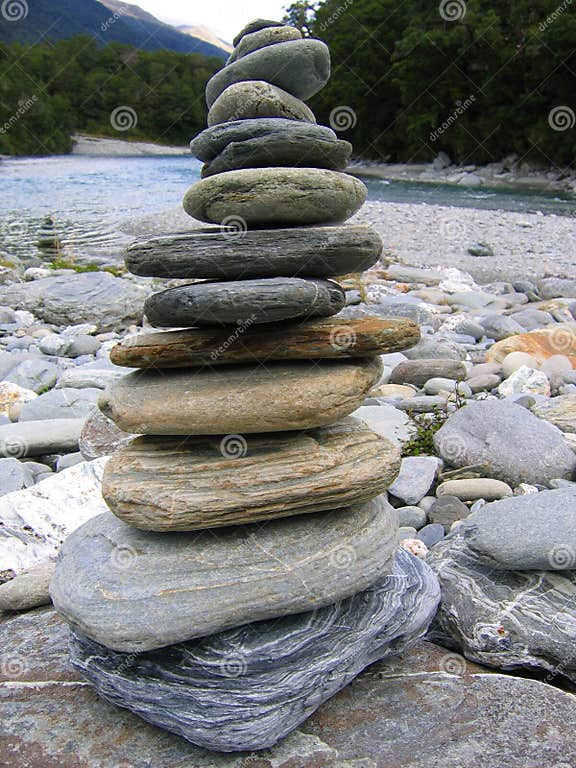 Pile of stones stock image. Image of meditate, solitude - 7139835