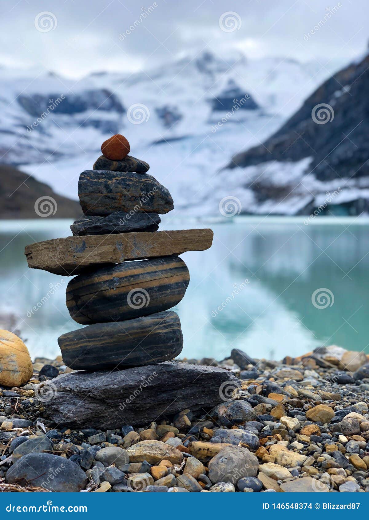 Stacked pebbles stock photo. Image of robson, stacked - 146548374