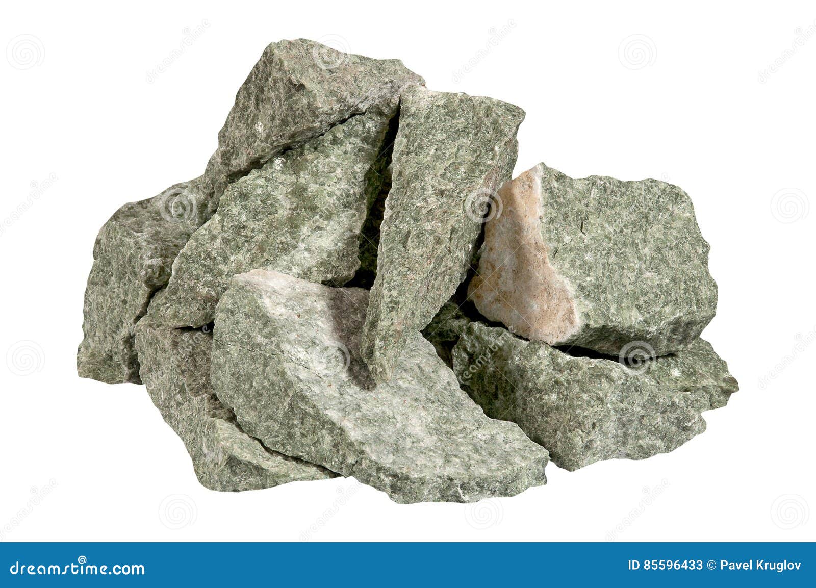 A Pile of Stones Isolated on White Background Stock Image - Image of ...