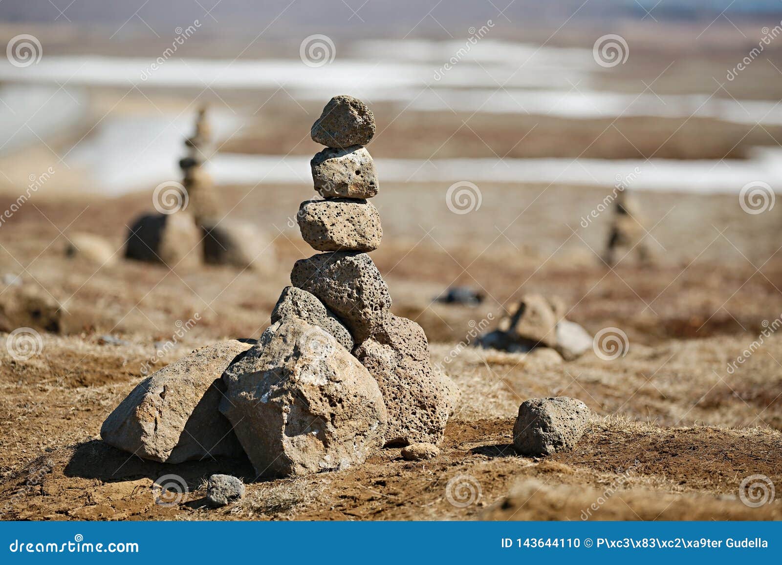 Pile of stones stock photo. Image of balance, ground - 143644110