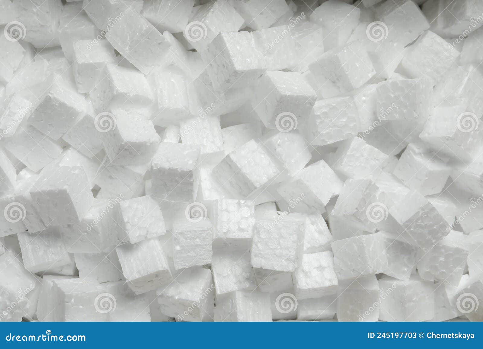 Pile of Styrofoam Cubes As Background, Closeup Stock Image - Image of ...