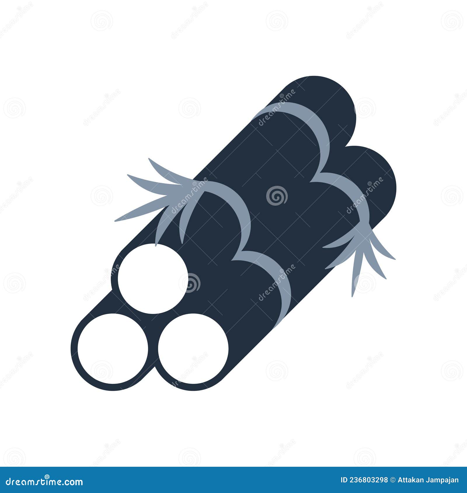 A pile of sugar cane, icon stock vector. Illustration of energy - 236803298