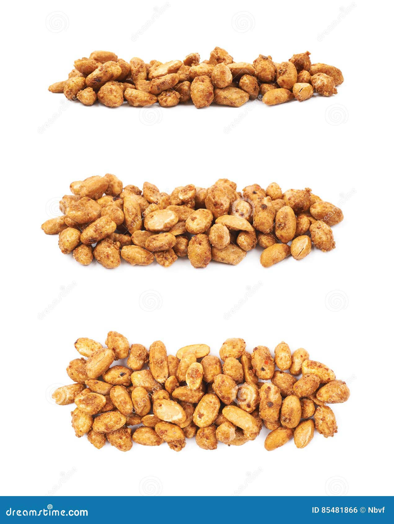 Pile of Sugar Coated Peanuts Isolated Stock Photo - Image of healthy ...