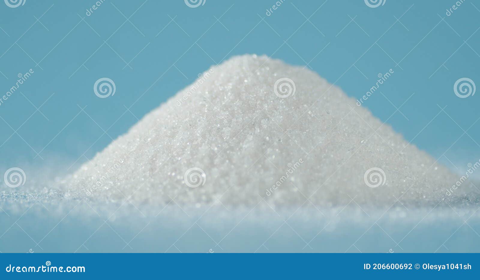 A Pile of Sugar on the Table is Slowly Rotating. Stock Footage - Video ...