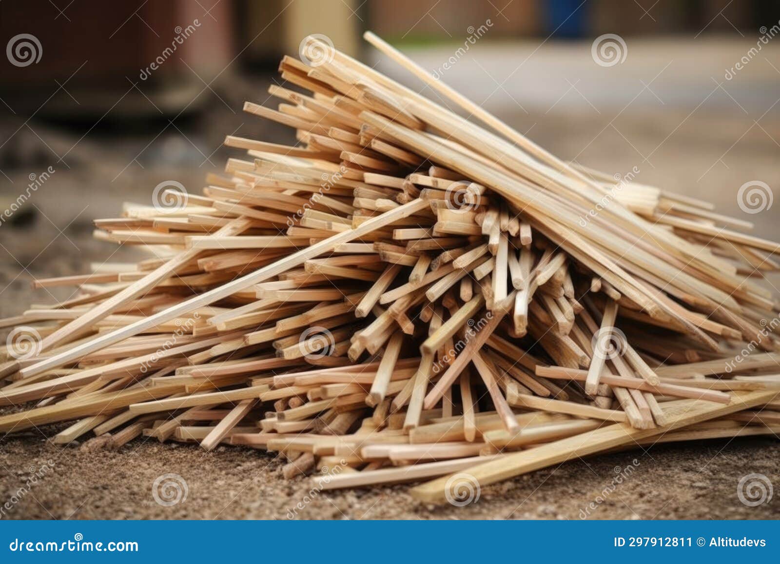 Pile of Sustainable Arrows Made from Wood Stock Image - Image of ...
