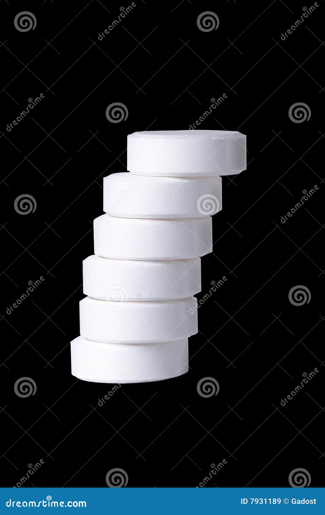 Pile Of Tablets Pill In Blister Pack With Drug Structure Book And ...