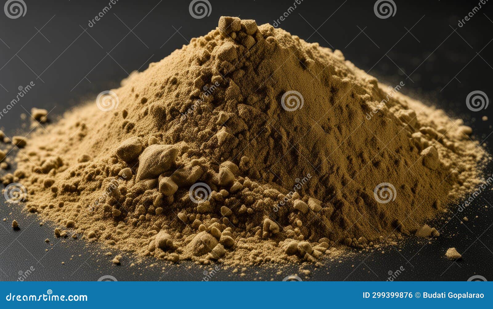 A Pile of Tan Colored Powder Stock Illustration - Illustration of sand ...
