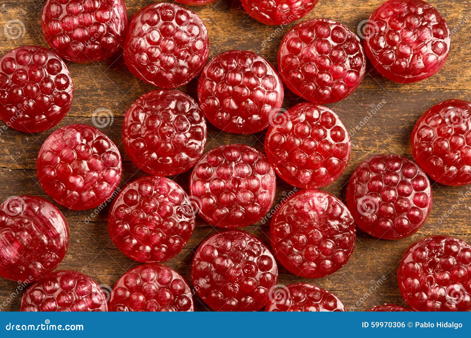 Pile of Tasty Delicious Raspberry Hard Candy Lying Stock Photo - Image ...