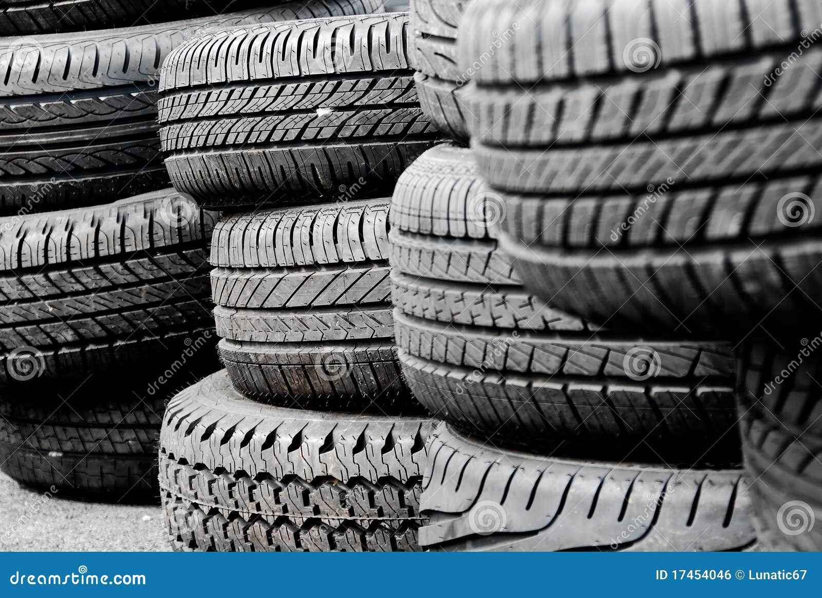 Pile of tires stock photo. Image of fast, service, equipment - 17454046